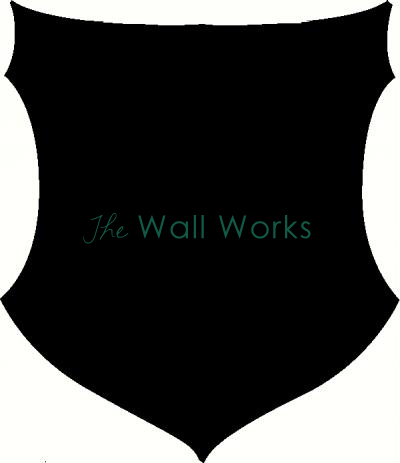 Solid Shield wall sticker, vinyl decal | The Wall Works
