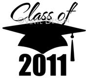 Class of 2011 wall sticker, vinyl decal | The Wall Works
